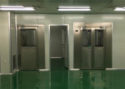 China Microcomputer Control Stainless Steel Air Shower Air Velocity 20-25m/s LED Lighting for sale