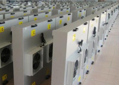 China Standard / Customized White Fan Filter Unit 125kg Weight For Versatile Filtration Need for sale
