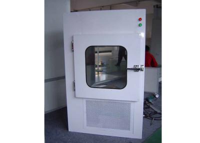 China Air Shower Pass Box With UV Lamp And HEPA Filter More Than 25m/S Air Speed for sale