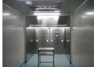 China Touch Screen Stainless Steel Sampling Booth Silver Color 220V/50Hz Power Supply for sale