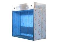 China Stainless Steel PLC Controlled Dispensing Booth Custom Capacity Silver Color for sale