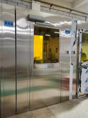 China Stainless Steel Cleanroom Air Shower Tunnel With Mini Pleats HEPA Filter for sale