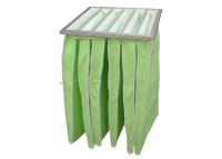 China Moisture Resistant Pocket Air Filter Galvanized Steel Aluminum Alloy Frame for HVAC Systems for sale