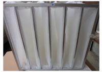 China Pocket Air Filter with Synthetic Fiber Humidity Resistance 50Pa Initial Pressure for sale