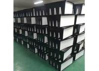 China Dust Capacity Glass Fibre V Bank Air Filter F7-F9 Grade For 80.C Temperature Applications for sale