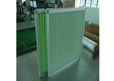 China Efficicency G4 Pleated Panel Air Filters With Customized Size And Frame for sale