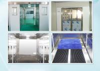 China LED Light Air Shower Room With 200 Pa Pressure Interlock System For Cleanroom for sale
