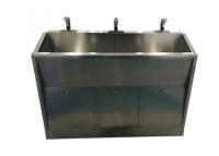 China White/Grey Infrared Induction Hands Free Clean Room Wash Sink Equipments for sale