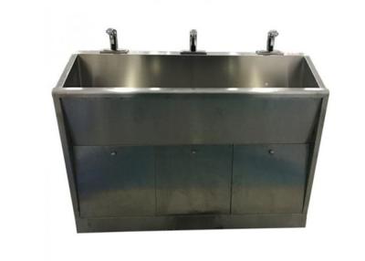 China White/Grey Infrared Induction Hands Free Clean Room Wash Sink Equipments for sale