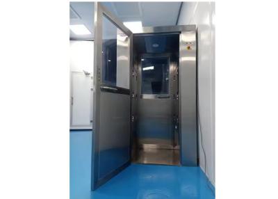 China High Velocity Customized L Type Air Shower Tunnel Room With Automatic Swing Door 50Hz Frequency for sale