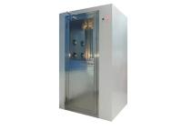 China Automatic Entryway Air Shower With LED Lights / Swing SS Frame Glass Door for sale
