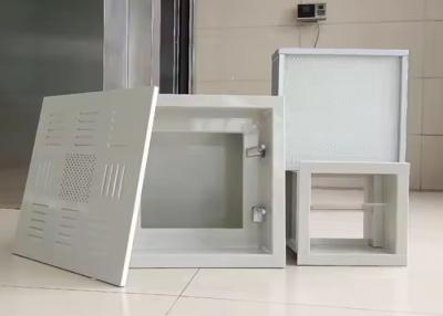China Powder Coated Steel Frame High Efficiency Filter Box With Low Power Consumption for sale