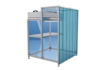 China Class 100-100000 Softwall Clean Room With Customized Frame H14 HEPA Filter for sale
