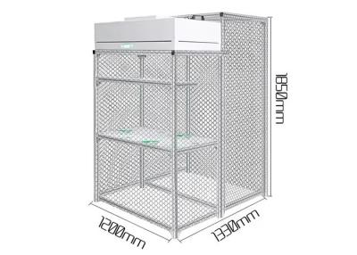 China Customizable Size Softwall Clean Room with Unidirectional Air Flow and Easy Installation for sale