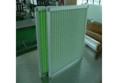China Customized Pleated Pre Filter With 96mm Thinkness And Custom Metal Frame for sale