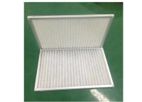 China Customized Printing Pre Filter Pleated Panel Air Filters G1-G4 Efficiency for sale