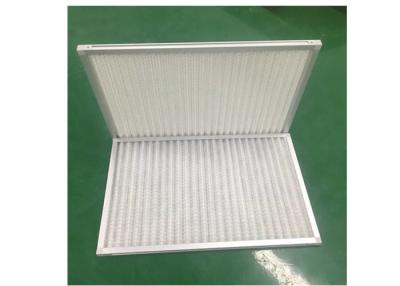 China Customized Printing Pre Filter Pleated Panel Air Filters G1-G4 Efficiency for sale