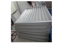 China Customized Print Pharmaceutical Clean Room Pleated Panel Air Filter for sale