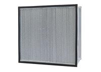 China Glassfiber Mini Pleated Air Filter Frame Aluminum Alloy Dust Holding 360g for sale