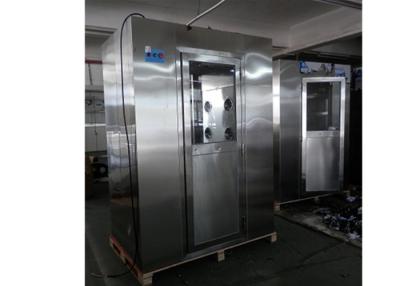 China Standard Stainless Steel Vertical Air Shower Room With Top Side Air Flow for sale