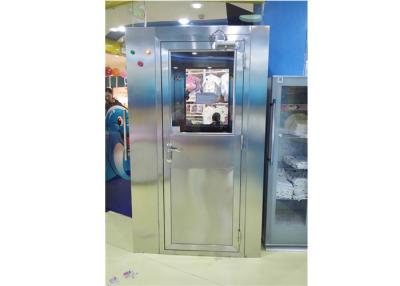 China SUS304 Anti - Static Air Shower Room For Semiconductor Factory 1300 * 1000 * 2180mm for sale