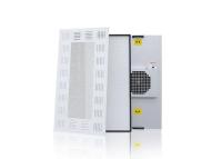 China Noise Level 45 DB White Fan Filter Unit 650 X 650 X 350mm For Industrial for sale