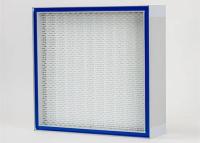 China AB Glue Seal HEPA Air Filter With 99.97% Filter Efficiency And 0.45m/S Air Velocity for sale