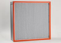 China Hepa Filter 99.995% 0.3um HEPA Air Filter with AB Glue Seal and High Temp Resistance for sale