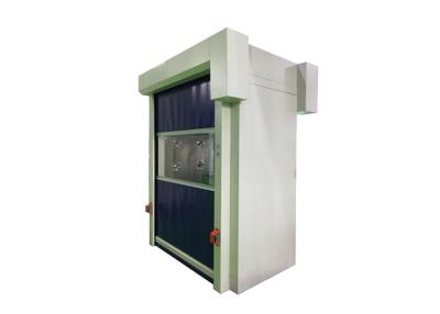 China Auto Rolling Door Cleanroom Air Shower With 3 Sides Nozzle For Medical Industrial for sale