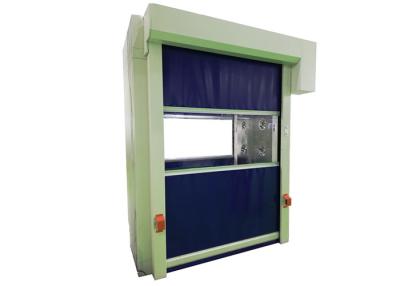 China Class 100 Cleanroom Air Shower With HEPA Filter And Rolling Door for sale