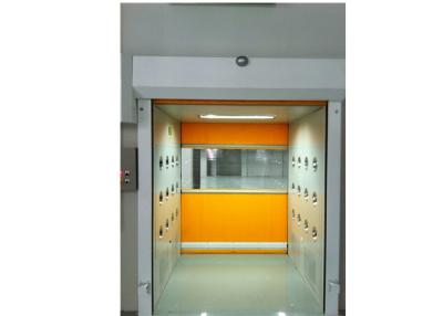 China Customized 1 - 4 Person Air Shower Clean Room With HEPA Filter and Rolling Door for sale