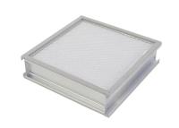 China Galvanize Cap Ultra High Efficiency Air Filter With Polyurethane Sealant for sale