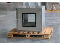 China Internal Work Zone 600*600*600mm Pass Through Window With Polished Surface for sale