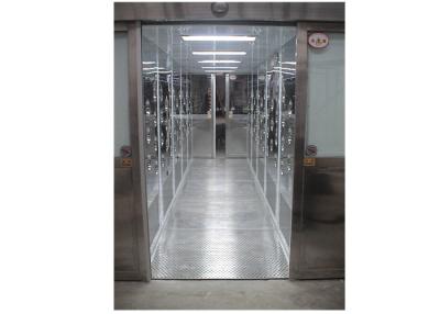 China 1 - 6 Person Hospital Electronic Cleanroom Air Shower With Three Side Blowing for sale