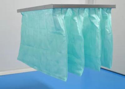 China Synthetic Fiber Media Pocket Air Filter Medium Filter Rating For Airborne Allergen Control for sale