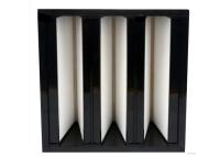 China Sleant Polyurethane Adhesive V Cell Filter with High Dust Holding Capacity for sale