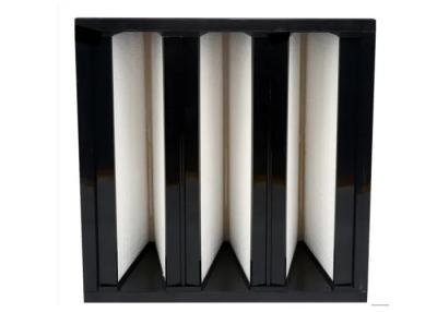 China Sleant Polyurethane Adhesive V Cell Filter with High Dust Holding Capacity for sale