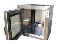 China Custom Stainless Steel 201 Static Pass Through Chamber For GMP Workshop for sale