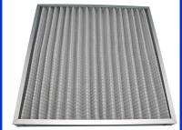 China Primary Panel Furnace Pleated Pre Filter HVAC Air Filter For Clean Room for sale