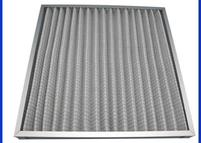 China Primary Panel Furnace Pleated Pre Filter HVAC Air Filter For Clean Room for sale