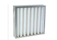China Max Humidity 80%rh Pleated Panel Air Filters Washable Replacement Interval In Box Packaging Type for sale