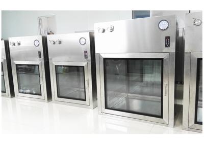 China Customized SUS304 Dynamic Cleanroom Pass Box For Pharmaceutical GMP Workshop for sale