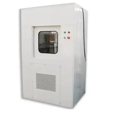 China Stainless Steel Or Powder Coated Air Shower Pass Box For Controlled Cleanroom for sale