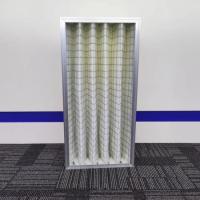 China Panel Filter Construction Finally Resistance 150-250 Pleated Panel Pre-Filter for sale