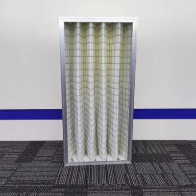 China Panel Filter Construction Finally Resistance 150-250 Pleated Panel Pre-Filter for sale