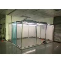 China Softwall Clean Room with Class 10-10000 Cleanliness Powder Coated Steel Frame and Less Than 65 DB Noise Level for sale