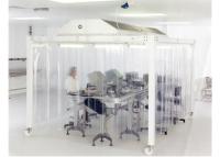 China EBM Fan Modular Softwall Cleanroom with Stainless Steel Frame for Class 10000 Hospital and Laboratory Use for sale