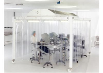 China EBM Fan Modular Softwall Cleanroom with Stainless Steel Frame for Class 10000 Hospital and Laboratory Use for sale