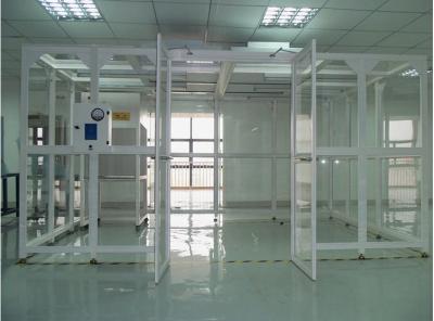 China Modular Cleanroom System with Integrated LED Lighting ISO5 ISO6 ISO7 ISO8 Purification Rank and PVC Floor Material for sale