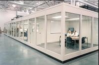 China Modular Cleanroom System with ISO5/6/7/8 HEPA Filter 99.99% @0.3UM and Freestanding or Wall Mounted Installation for sale